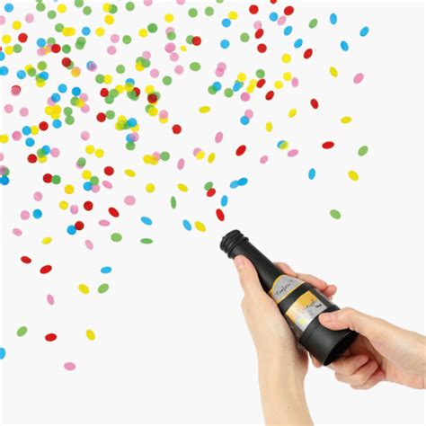 다이소 샴페인모양 콘페티 폭죽 위시버킷