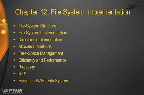 Ch11 File System Implementation Ppt Ch11 File System Implementation Ppt