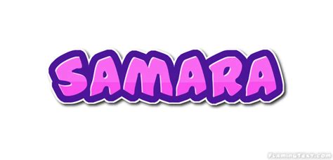Samara Logo Herramienta De Diseño De Nombres Gratis De Flaming Text