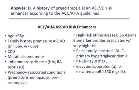 Ahaacc And Esceas Lipid Guidelines Compare And Contrast Quiz Patient Care Online