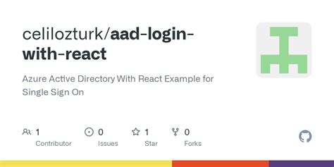 Github Celilozturkaad Login With React Azure Active Directory With