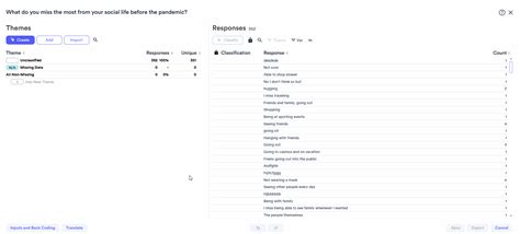 How To Manually Classify Text Data Displayr Help
