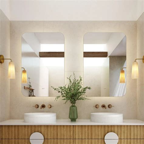 Milano Rectangular 600x900mm Frameless Led Mirror Ideal Bathroom Centre