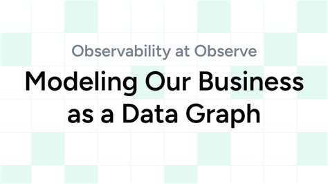 observability at observe modeling our business as a data graph observe inc