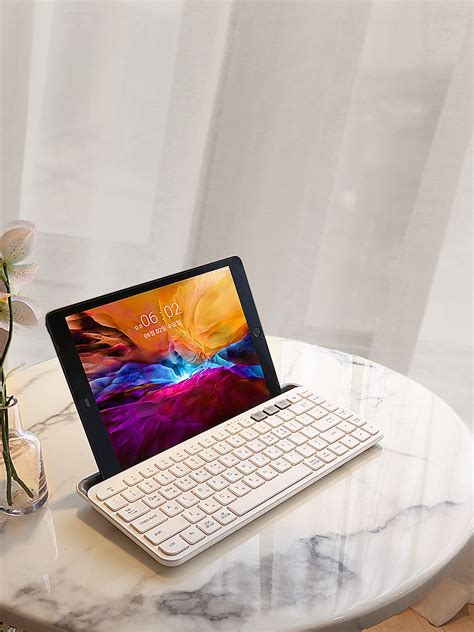 한성컴퓨터 Bk330 멀티페어링 블루투스 키보드 블루투스 5 0 오피스 키 갤럭시탭 아이패드 타자기 위시버킷