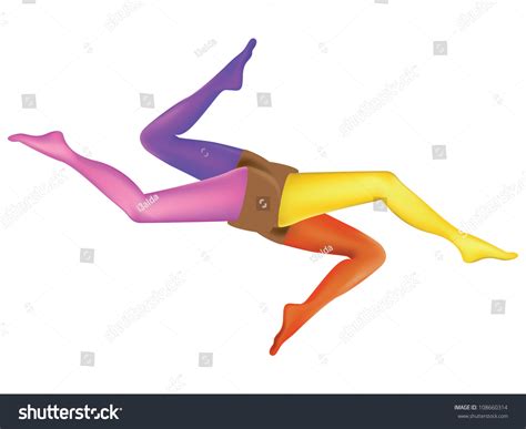 Eps8 Gradient Mesh Realistic Woman Legs Stock Vector Royalty Free