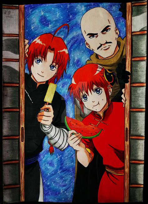 Umibouzu Kamui And Kagura From Gintama By Madyskiller01 On Deviantart