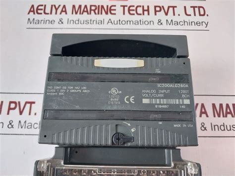 Ge Fanuc Ic200alg260a Analog Input 12bit Aeliya Marine