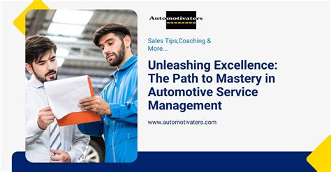 Service Department Performance Mastery Actionable Srategies