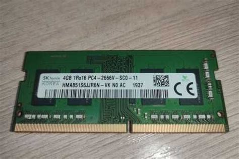 Оперативная память sodimm ddr4 4gb 2666 Вся Россия Комьютерные