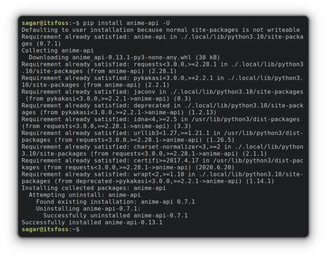 Python Pip Update Package