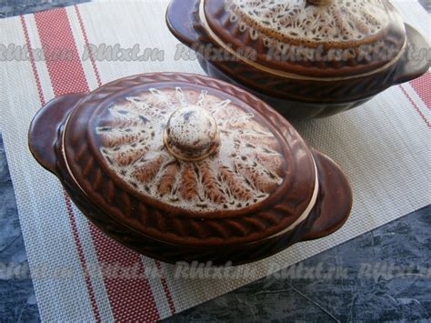 Гречка с фаршем в горшочках в духовке 10 фото в рецепте