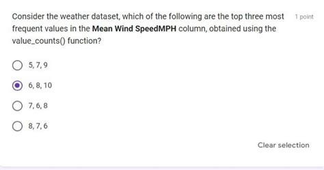 solved consider the weather dataset which of the following