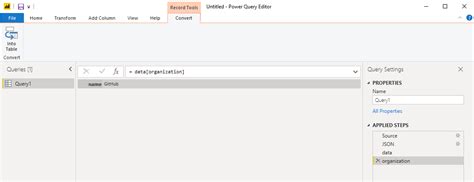 Loading Graphql Data Github Api V Into Powerbi Github