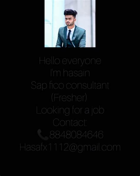 Hasain M On Linkedin Sap Sapfico Sapfi Sapconsulting Sapcareers Saperp Sapficoconsultant