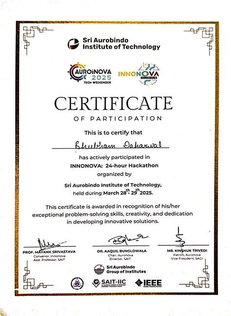 Hackathon Innovation Coding Softwaredevelopment Tech Problemsolving Shubham Daharwal