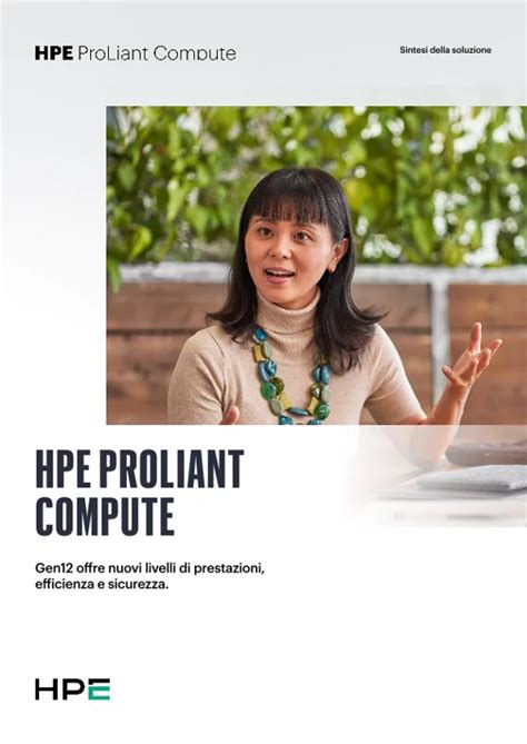 Hpe Proliant Compute