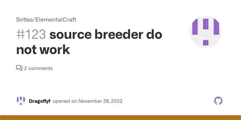 Source Breeder Do Not Work · Issue 123 · Sirttaselementalcraft · Github