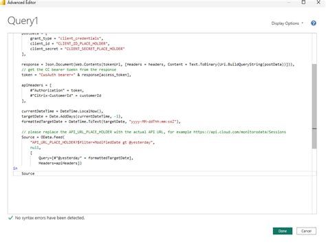 Data Access Methods Citrix Monitor Service Api