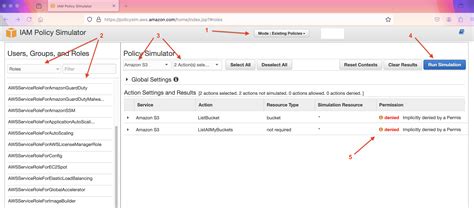 i m getting an error you don t have permissions to list buckets aws