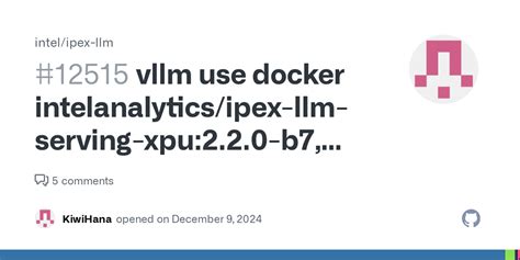 Vllm Use Docker Intelanalytics Ipex Llm Serving Xpu B Importerror Libmkl Intel Lp So