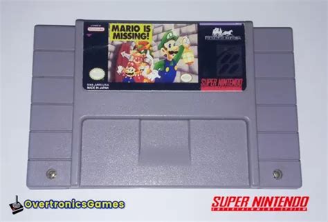 Jogo Mario Is Missing Super Nintendo Snes Parcelamento Sem Juros