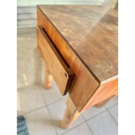 Boos Butcher Block Table Or Kitchen Island Chairish