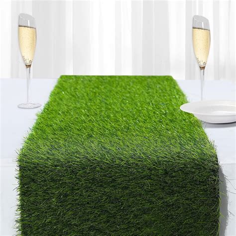 Artificial Grass Table Runners 13 X 96 Inches Faux Grass Table Runner