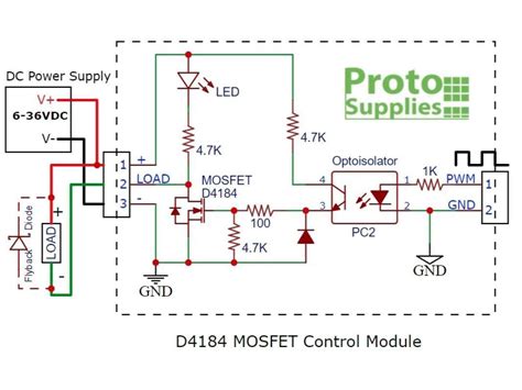 Jual Modul Mosfet D4184 40v 50a Opto Switch Trigger Driver Pwm Relay Module Di Seller Eazyfast