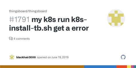 My K8s Run K8s Install Tbsh Get A Error · Issue 1791 · Thingsboard