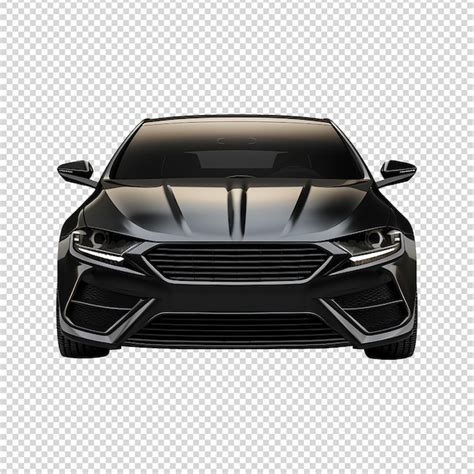 투명한 배경에 검은 차를 고립 Png 프리미엄 Psd 파일