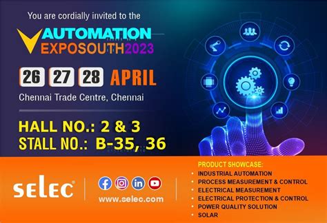 Selec Controls Pvt Ltd On Linkedin Automationexpo Automationexposouth Auotmaion Chennai