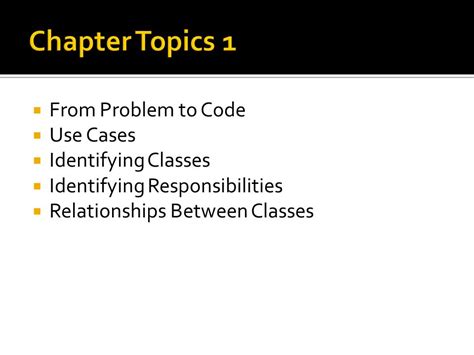 Chapter Horstmanns Book Part The Object Oriented Design