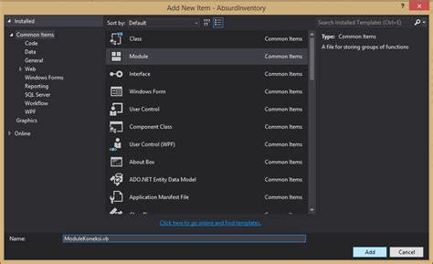 Hacklists Web Cara Membuat Modul Koneksi Vbnet Dengan Database Mysql Pada Xampp
