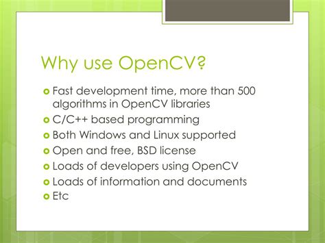 Ppt Opencv Training Course Powerpoint Presentation Free Download Id3812028