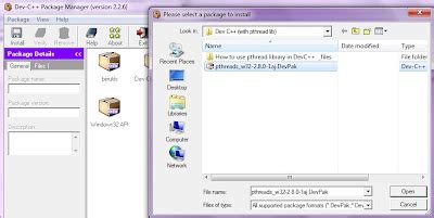 Configure Pthread Library In DevC