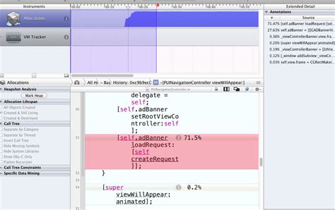 Ios Track Allocationsmemory Usage And Also Step Through Code In