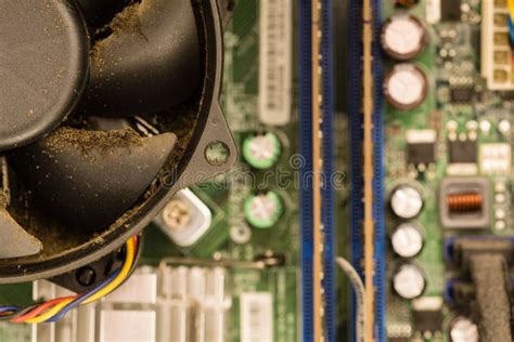 Dirty Computer Fan Stock Photo Image Of Decoration 155592758