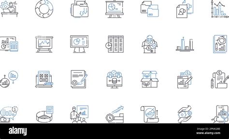 Content Management Platform Line Icons Collection Streamline Organize Automate Manage Edit