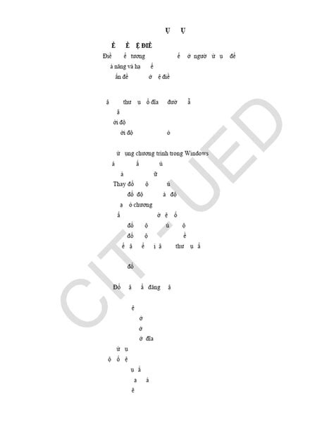 Chứng Chỉ Cntt Module 2 Sử Dụng Máy Tính Cơ Bản Pdf