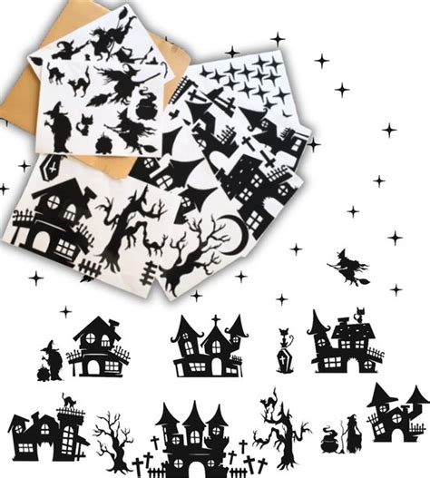 Raamstickers Halloween Halloween Raamdecoratie Halloween