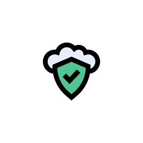 Cloud Database Protection Security Shield Icon Download On Iconfinder