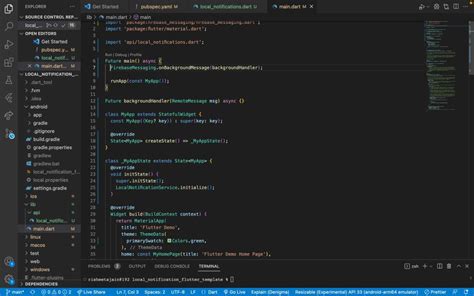 How To Add Local Notifications In Flutter Geeksforgeeks