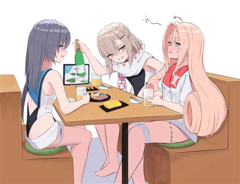 Scamp Drum And Wahoo Kantai Collection Drawn By L Meet Danbooru