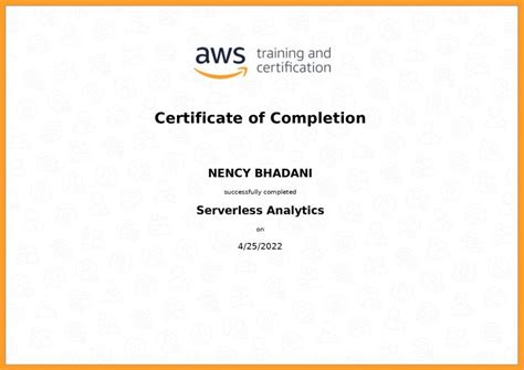 Nency Bhadani On Linkedin Awstraining