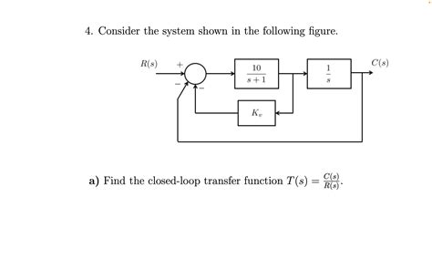 Solved Consider The System Shown In The Following Figure Chegg