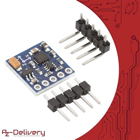Buy Azdelivery 5 X Gy 271 Qmc5883l Triple Axis Compass Magnetometer Sensor Module 3 3v 5v