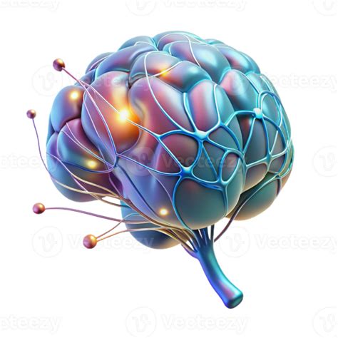 Serene Contemporary A Holographic Projection Of A Human Brain Neural