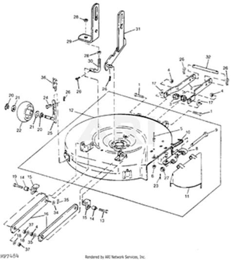John Deere 111 Mower Deck Parts Diagram