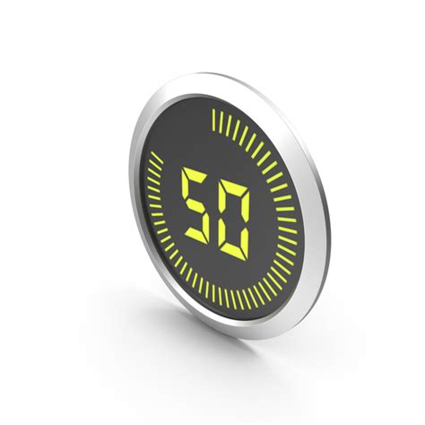 Yellow Digital Timer Progress Bar 50 3d Object 2386092575 Shutterstock
